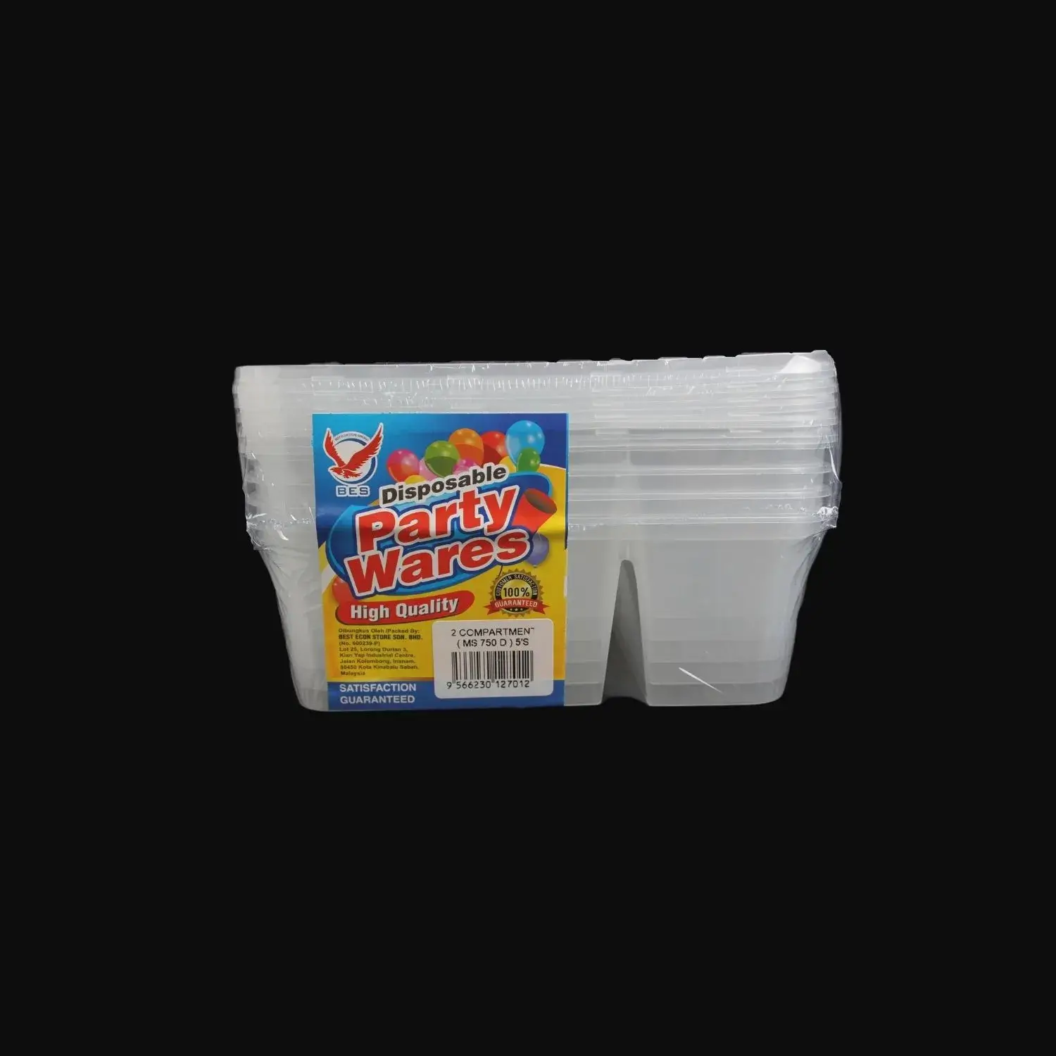 2 COMPARTMENT MS 750 D | Best Econ Store | Packaging Solution | Kota ...